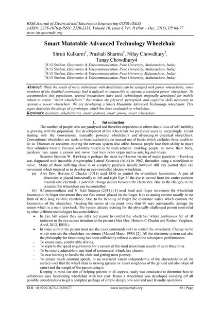 Voice Control Wheelchair Pdf Computer Peripherals Computing