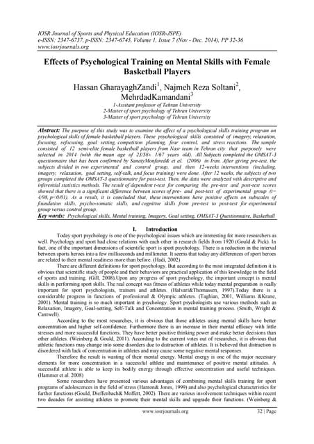 Scope of sport psychology | PPTX | Mental Health | Diseases and Conditions