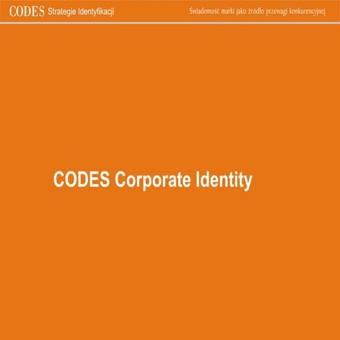 I 08 codes corporate identity | PPT