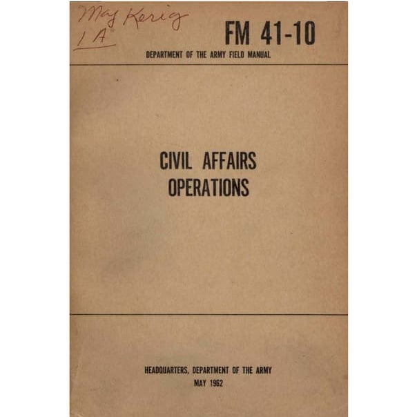 Fm 41-10-1962[1] | PDF