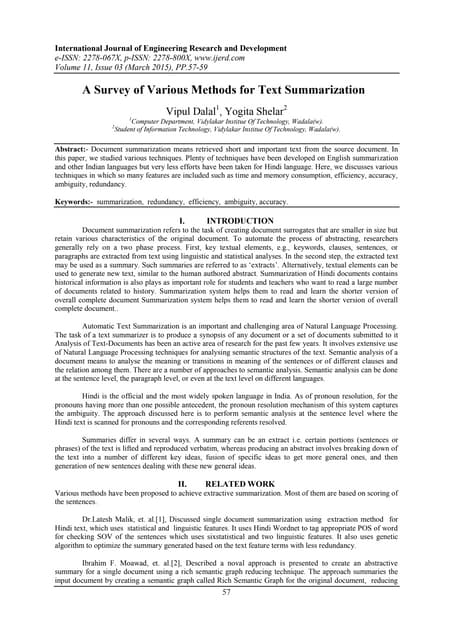 TEXT SUMMARIZATION | PPTX