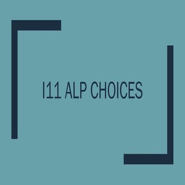 Different types of choices for your presentation in English | PPTX