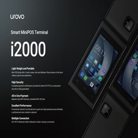 POS Urovo i2000 / Urovo i2000 PB 20230412 | PDF