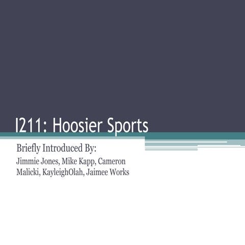 I211 Final Project Presentation | PPTX