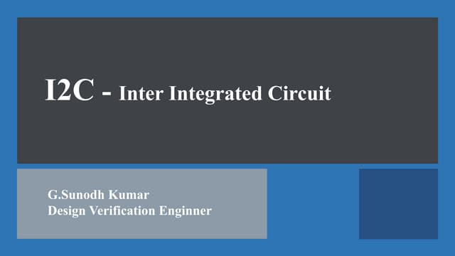 I2c Protocol Ppt 4052