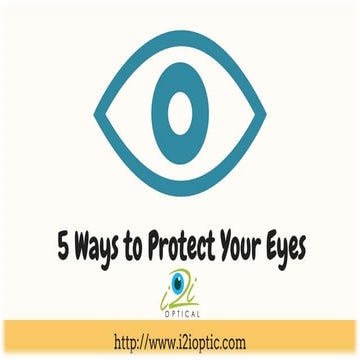 5 ways to protect your eyes | PDF
