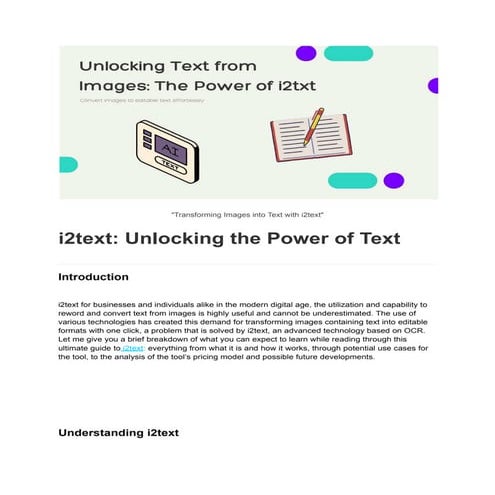 i2text_ Unlocking the Power of Text.pdf-2024 | PDF