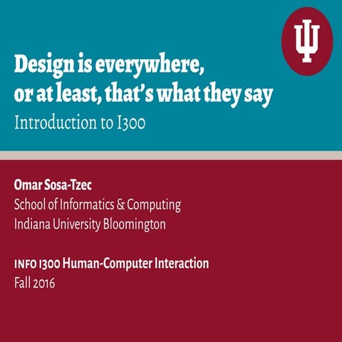 Introduction to Human-Computer Interaction and Interaction Design | PDF