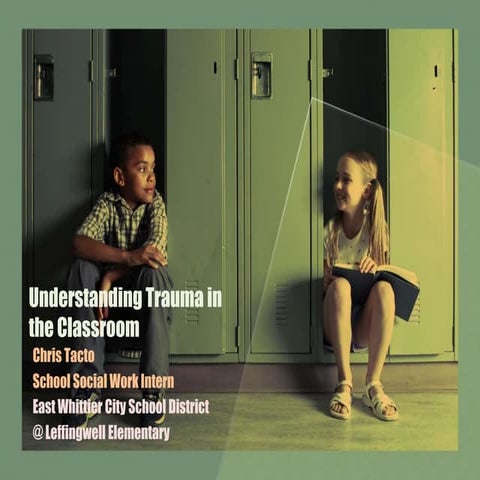 Understanding trauma in the classroom | PPTX