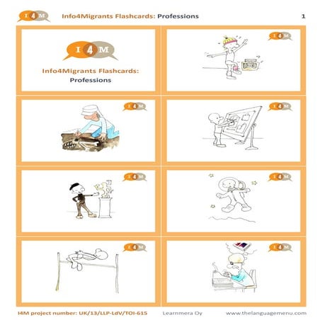 I4M flashcards: professions | PDF