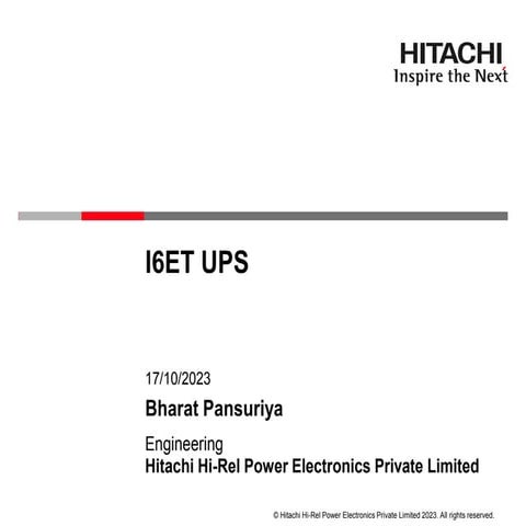 How ups work and it operating conditions | PPTX
