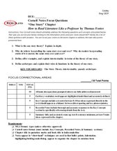 Reading Extension Questions | PDF