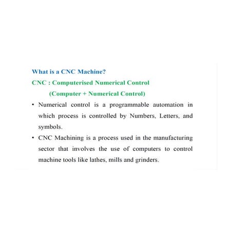 INDUSTRIAL AUTOMATION -5(cnc machine) | PDF