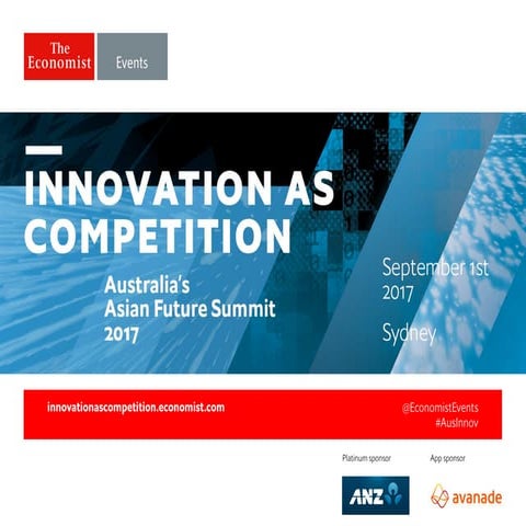 Innovation as Competition: Australia’s Asian Future Summit brochure | PPT