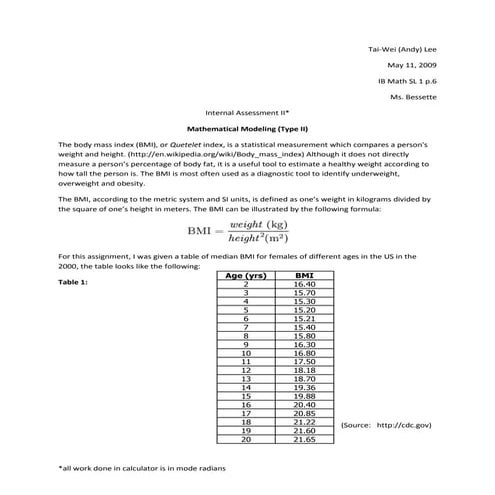 Ia 2 Modeling | DOCX