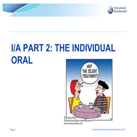 Ab initio individual oral | PPT