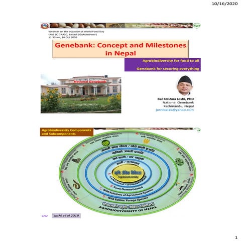 Genebank: Concept and Milestones in Nepal | PDF