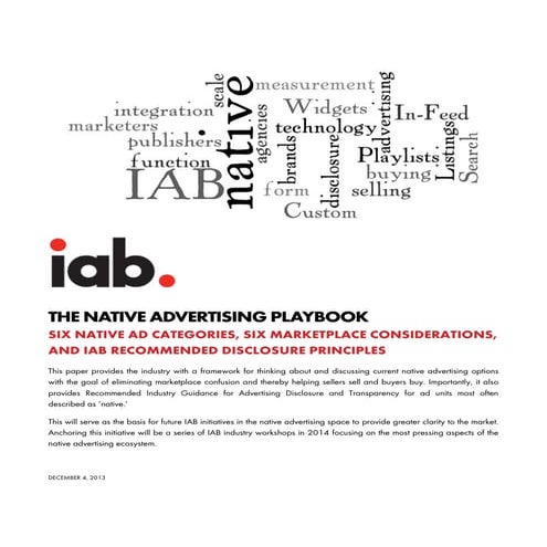 IAB Doğal Reklam El Kitabı | PDF