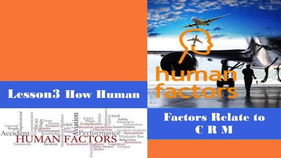 Human factors topic 1 introduction | PPT