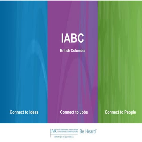 IABC/BC Membership Presentation | PPT