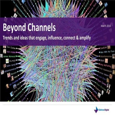 IABCSeattle - TJKelly - Beyond Channels: Social Media Trends | PDF
