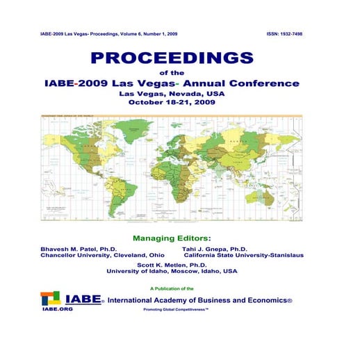 Iabe 2009 Las Vegas Proceedings | PDF