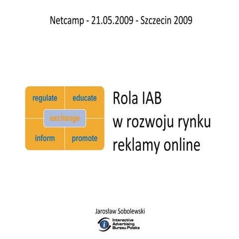 Polski rynek reklamy internetowej i rola IAB Polska w animowaniu jego ...