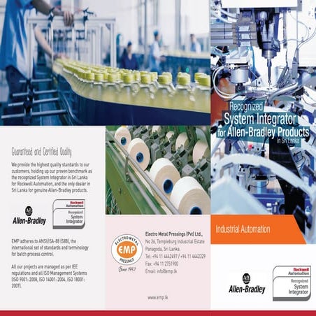 Electro Metal Pressings (EMP) | PDF