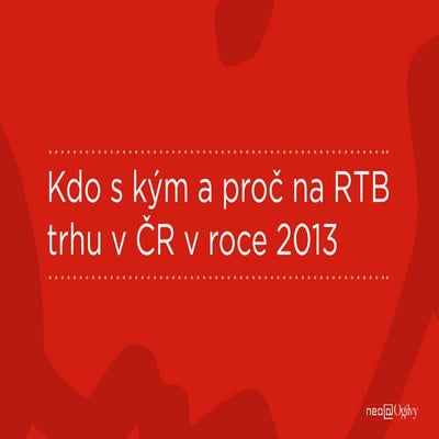 IAC - Kdo, s kym a proc na rtb trhu 2013 | PDF