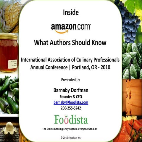 Iacp 2010 all about amazon for authors | PPTX