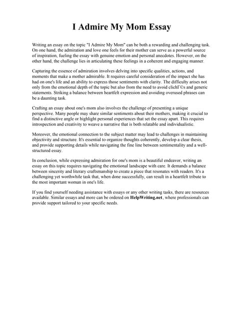 Essay On My Mother In English.pdf