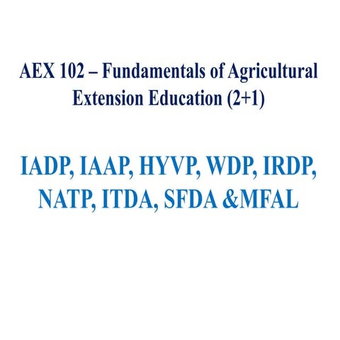 IADP, IAAP, HYVP, SFDA, MFAL, NATP, IRDP & ITDA.pptx