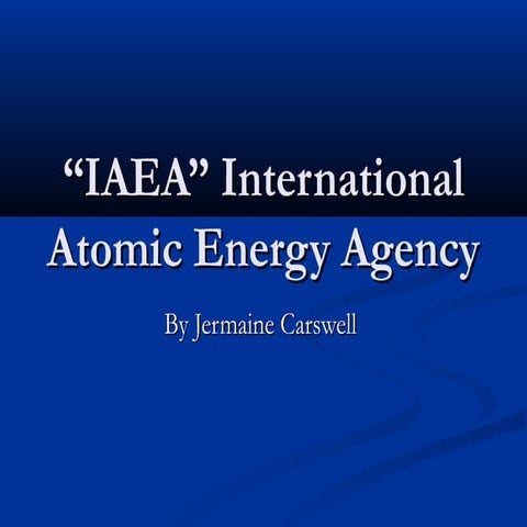 IAEA powerpoint | PPT