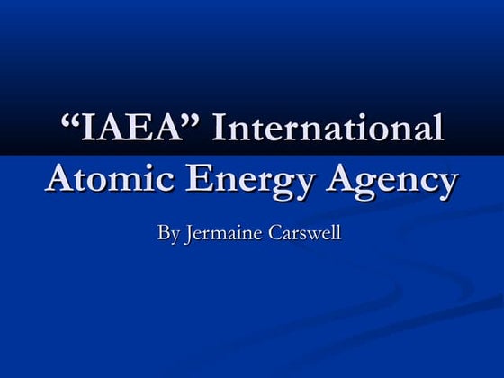 Iaea_ppt | PPT