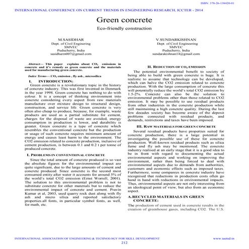 green concrete | DOCX