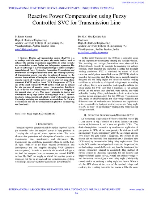 Saturated Reactor(SR) & Thyristor Controlled Reactor(TCR) | PPTX
