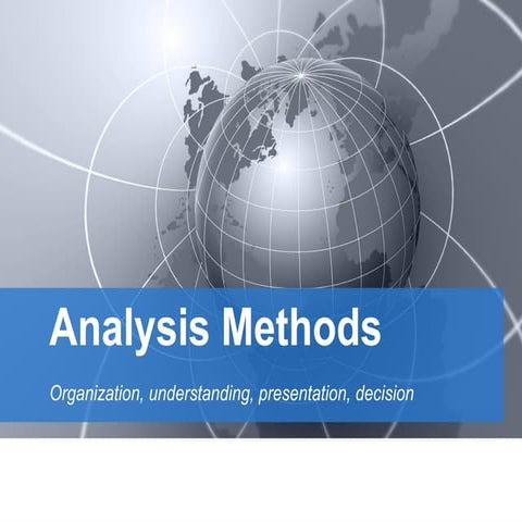 Analysis Methods - IAFIE 2013 - Pierre Memheld | PPT