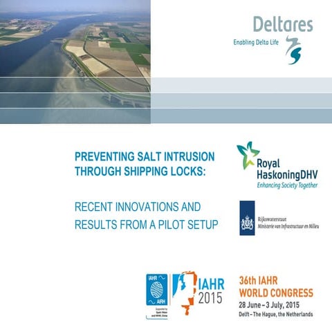 IAHR2015 - Preventing salt intrusion through shipping locks, Weiler ...