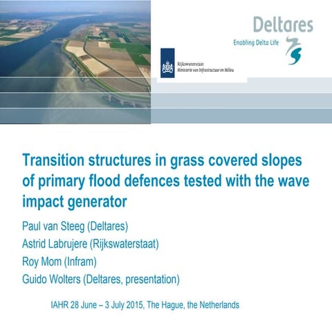 IAHR2015 - Transition structures in grass covered slopes of primary ...