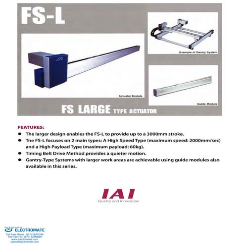 Iai direct drive_motor_specsheet | PDF