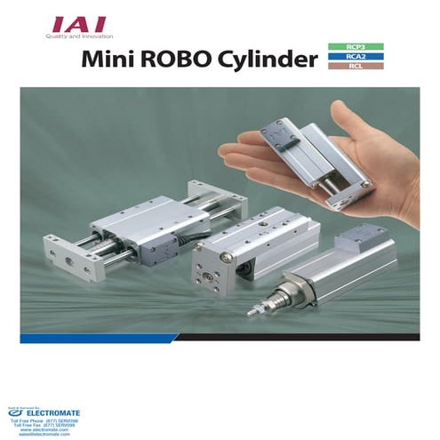 Iai mini robo_cylinder_2_catalog | PDF