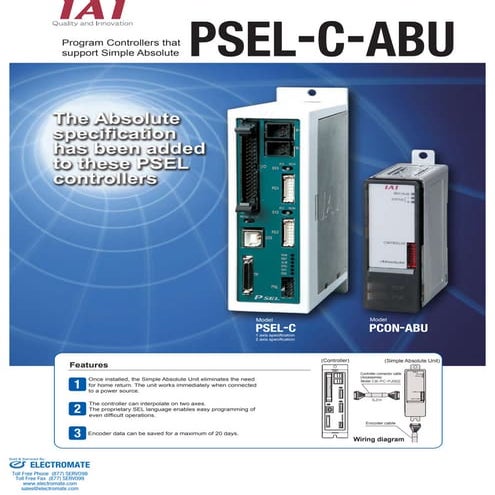 Iai psel c_abu__specsheet | PDF