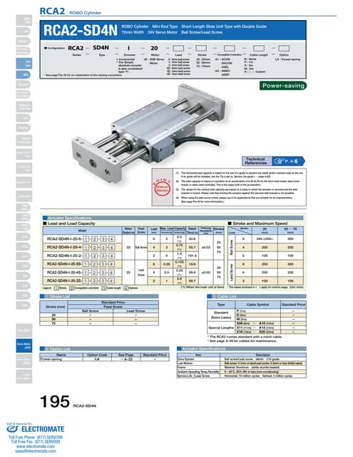 Iai rcp2 grst_1_specsheet | PDF