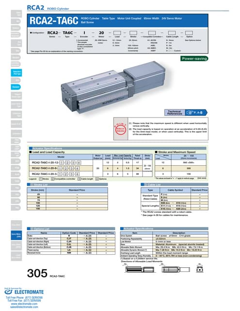 Iai rca a5_r_specsheet | PDF