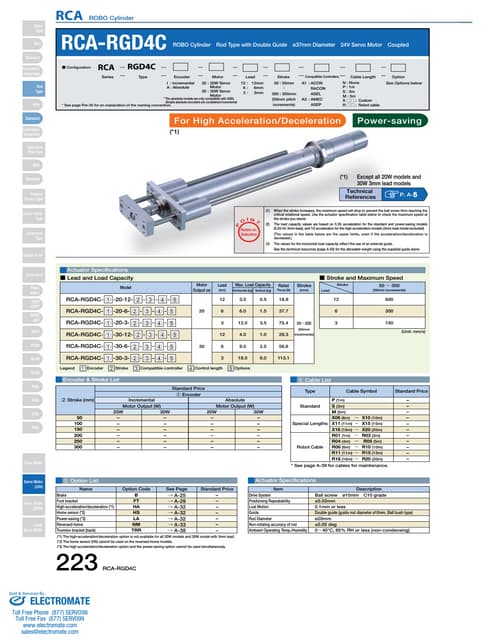 Iai rca sa6_c_specsheet | PDF