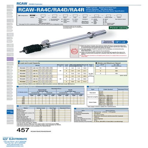 Iai rcaw ra4_c_ra4d_ra4r_specsheet | PDF