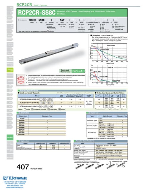 Iai rcs2 ss8_r_specsheet | PDF