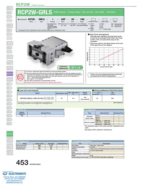 Iai rcp2 rtcb_rtcbl_1_specsheet | PDF | Computer Peripherals | Computing
