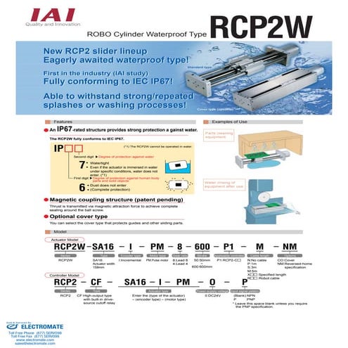 Iai rcp2 w_specsheet | PDF