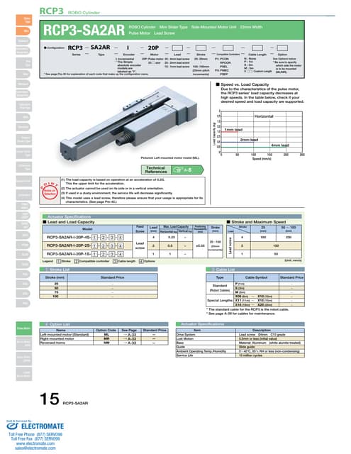 Iai rcp2 w_ra4c_specsheet | PDF